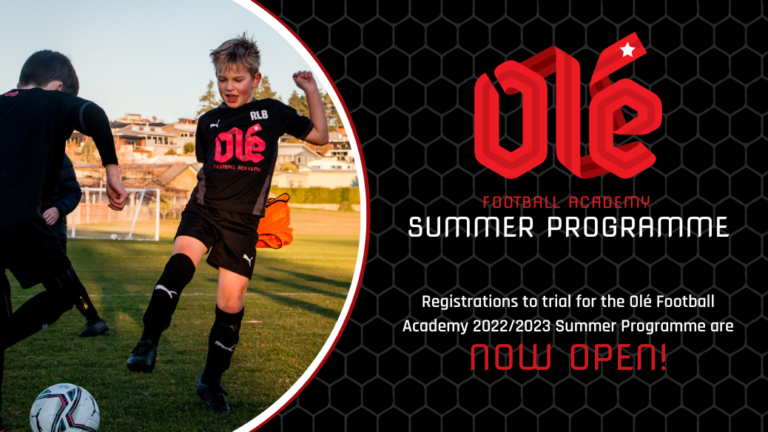 Register To Join Olé | Olé Football Academy
